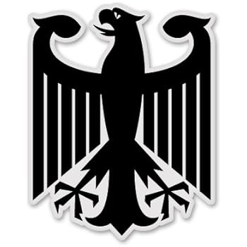 Amazon.com: (2x) German Crest Eagle - Deutschland - Sticker - Decal ...