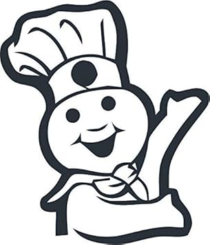 Amazon.com: Pillsbury Doughboy Wall Decals for Walls/Pillsbery Dough ...