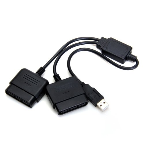 USB PC Adapter Controller Converter Cable for PlayStation 2 PS2: Amazon ...