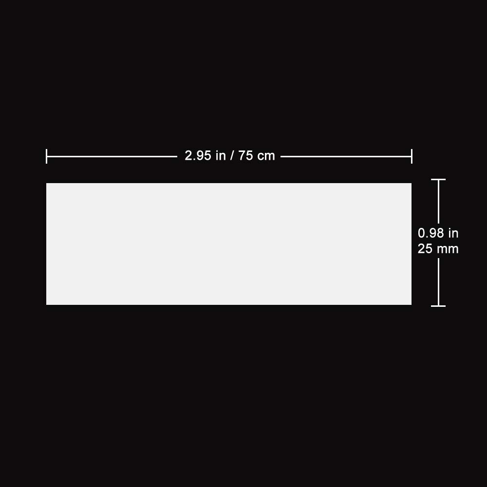 StonyLab Glass Backed TLC Classical Silica Gel Plate, 2.5 x 7.5 cm Thin ...