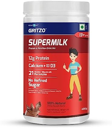Gritzo Supermilk 13+Y (Teen Athletes), Health Drink For Kids, High ...