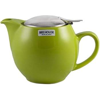 Amazon.com | Bee House Ceramic Round Teapot (Sencha): Teapots