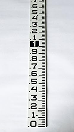 Staff Gauge - 0 to 3 Foot Vertical Up - 2.5" Wide: Amazon.com ...