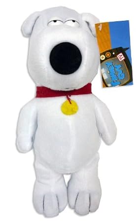 Amazon.com: Brian Griffin 8'' Soft Toy Plush Doll Family Guy TV Serie ...