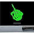Amazon.com - JS Artworks Skeleton Hand Flicking Off Vinyl Decal Sticker ...