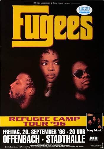 Fugees - Refugee Camp 1996 - Poster, Concertposter, Concert: Amazon.co ...