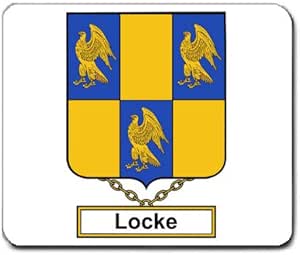 Amazon.com: Locke Family Crest Coat of Arms Mouse Pad : Office Products