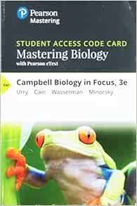 Amazon.com: Mastering Biology with Pearson eText -- Standalone Access Card -- for Campbell ...