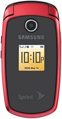 Samsung SPH-M300 Red Sprint Flip Phone Ready For Activation: Amazon.ca ...