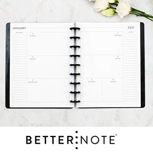 BetterNote 2023 HORIZONTAL Calendar Refill For Disc Notebook Fits 