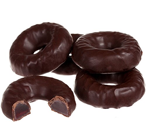 Amazon.com : SweetGourmet Chocolate Covered Orange Jelly Rings, 1lb ...