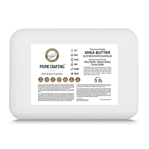 Prime Crafting Premium Shea Butter Soap Base with Mango Butter and ...