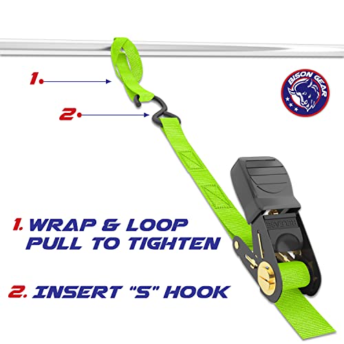 Uline Hivis Ratchet Tiedowns