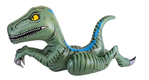 Giant Inflatable Raptor “Blue” Jurassic Park Dinosaur Pool Float ...