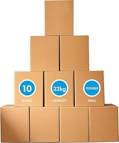 سعر [10 Boxes] 100% Recyclable Cardboard Double Wall Large Corrugated ...