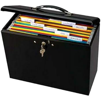 Amazon.com : File Safe Lock Box Folder Storage Box Security Metal ...