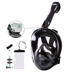 FREE SOLDIER Schnorchelmaske Vollgesichts Tauchmaske mit Blendfreier ...