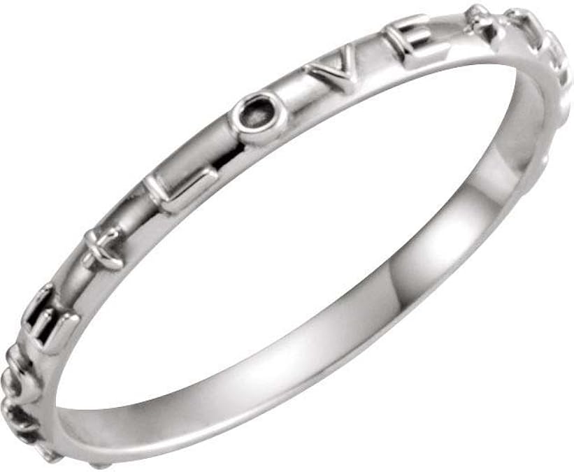 Amazon.com: True Love Chastity Ring in 14k Yellow Gold, Size 6: Jewelry