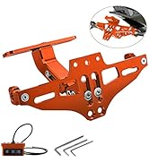 Amazon.com: MDPROMCP Universal Motorcycle Fender Eliminator With LED ...