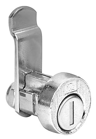 Pin Tumbler Lock, 5/8 in, Bright Nickel: Cabinet And Furniture Locks ...