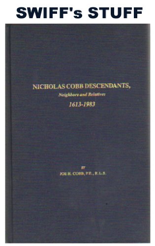 Nicholas Cobb: Descendants, neighbors, and relatives, 1613-1983: Cobb ...
