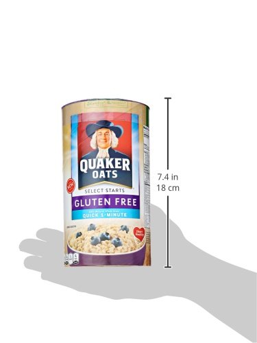 Quaker Oats Gluten Free 1-Minute Quick Oats, Breakfast Cereal, 18 Oz ...