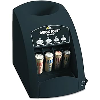 Amazon.com : Motorized Coin Sorter - Battery Operated with Overflow for ...