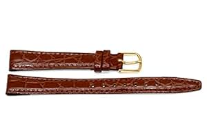 Amazon.com: Timex 12mm Genuine Leather Click-on Brown Band: Watches