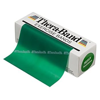 Amazon.com : DYNA-BAND 6ft Green Medium Resistance Band : Exercise ...