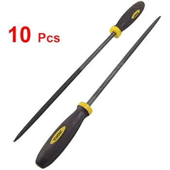 Aexit 10X Red Files & Rasps Handle 4mm x 160mm Metal Round Rat American ...