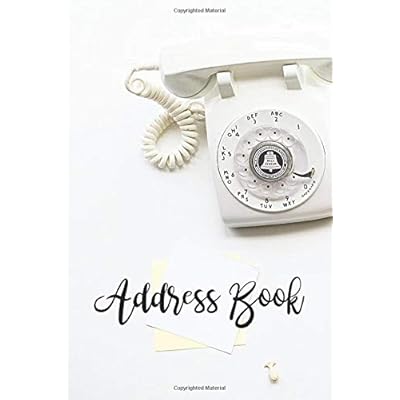 Buy Address Book: Rotary Dial Telephone Address Book Clean Design With ...