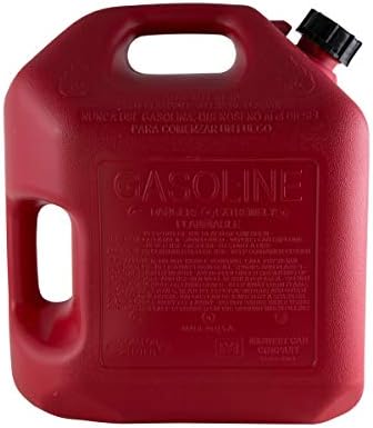 Midwest Petrol Container, 5gal, Red Color, Polyethylene A2513C price in ...