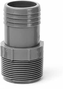 Genova Products 350415 1-1/2 Poly MIP Adapter - Quantity 10, Pipe ...