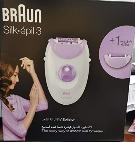 Braun SE 3170 Silk Epilator Soft Perfection with Massaging Rollers Head ...