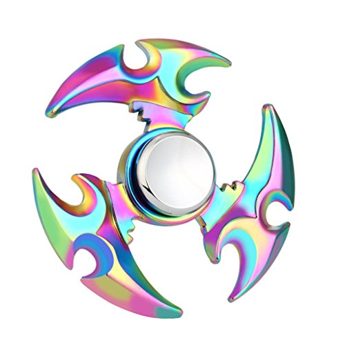 Buy Unique Cool Metal Fidget Spinner, XILALU Triangle Single Finger ...