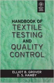 Handbook Of Textile Testing And Quality Control: Amazon.co.uk: Grover ...
