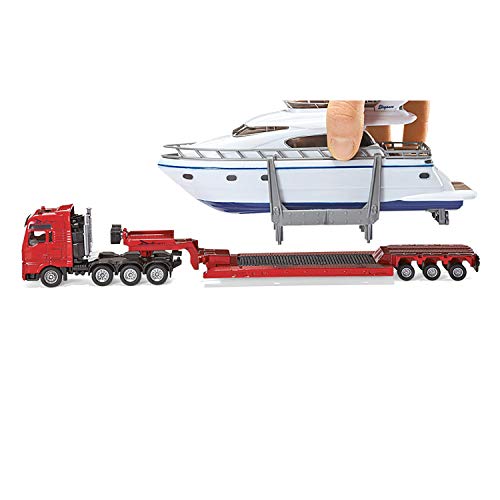 siku 1849 Super Heavy Load Transporter with Yacht, Multicoloured ...