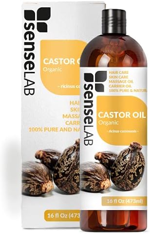 Castor Oil Organic - Made in India - 100% Pure Extract Castor Oil ...