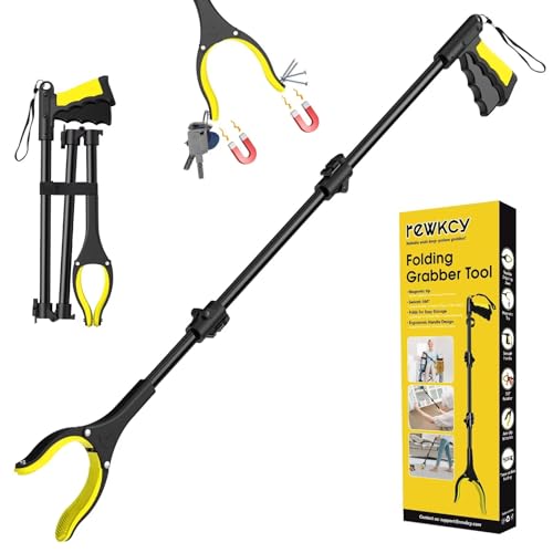 REWKCY Grabber Reacher Tool, Reacher Grabber Pickup Tool with Rotating ...