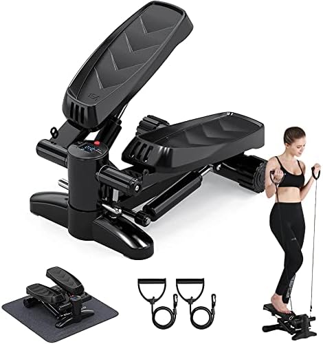 Steppers for Exercise, Mini Stepper with LCD Monitor, Quiet Fitness ...