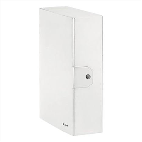 Leitz Press Stud Closure Box File,Plastic-Coated, 25 x 35 cm Dorso 10 ...
