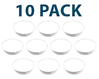 White PVC Vinyl 1 Inch Hole Plug | 10 Pack | AWCP-HOLEPLUG-1-10PK ...