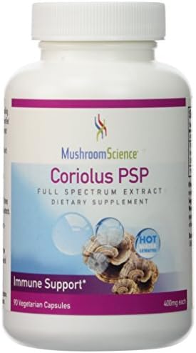 Mushroom Science Coriolus PSP Extract: Organic Coriolus Versicolor ...