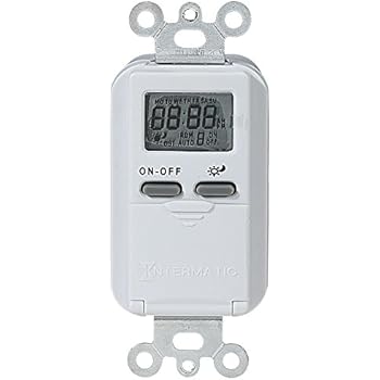 Intermatic EJ500 Indoor Digital Wall Switch Timer - Electrical Timers ...