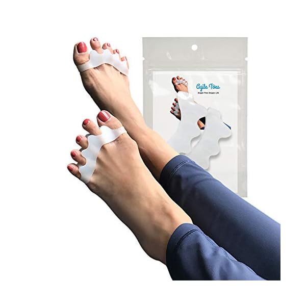 ZenToes Hammer Toe Straightener and Corrector 4 Pack Soft Gel Crests ...