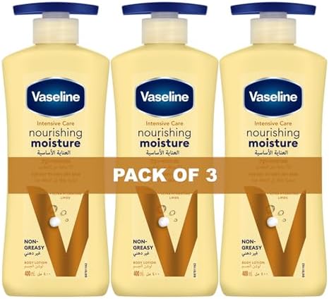 Vaseline Intensive Care Body Lotion, for Dry to Very Dry Skin ...