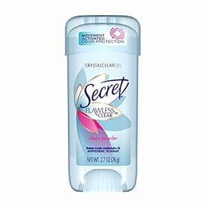Amazon.com : Secret Flawless Clear Antiperspirant/Deodorant, Crystal ...
