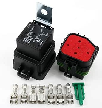 Amazon.com: Delphi 50/30 Amps Weatherproof Automotive Relay & Socket ...