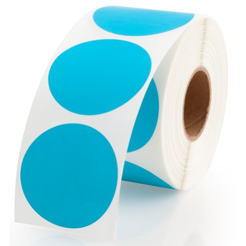 Buy Blue Round Color Coding Inventory Labeling Dot Labelsstickers 15 Inch Round Labels 500 