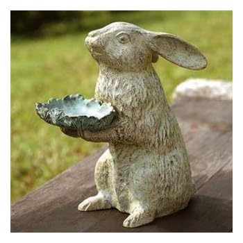Amazon.com : SPI Home 33069 Rabbit and Leaf Bird Feeder : Wild Bird ...
